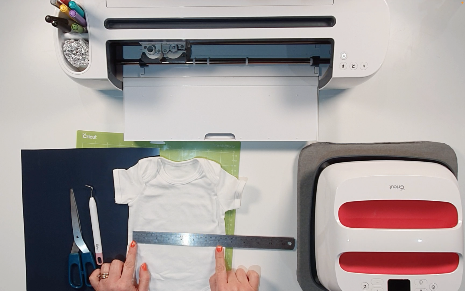 How to apply HTV with a Cricut Heat Press