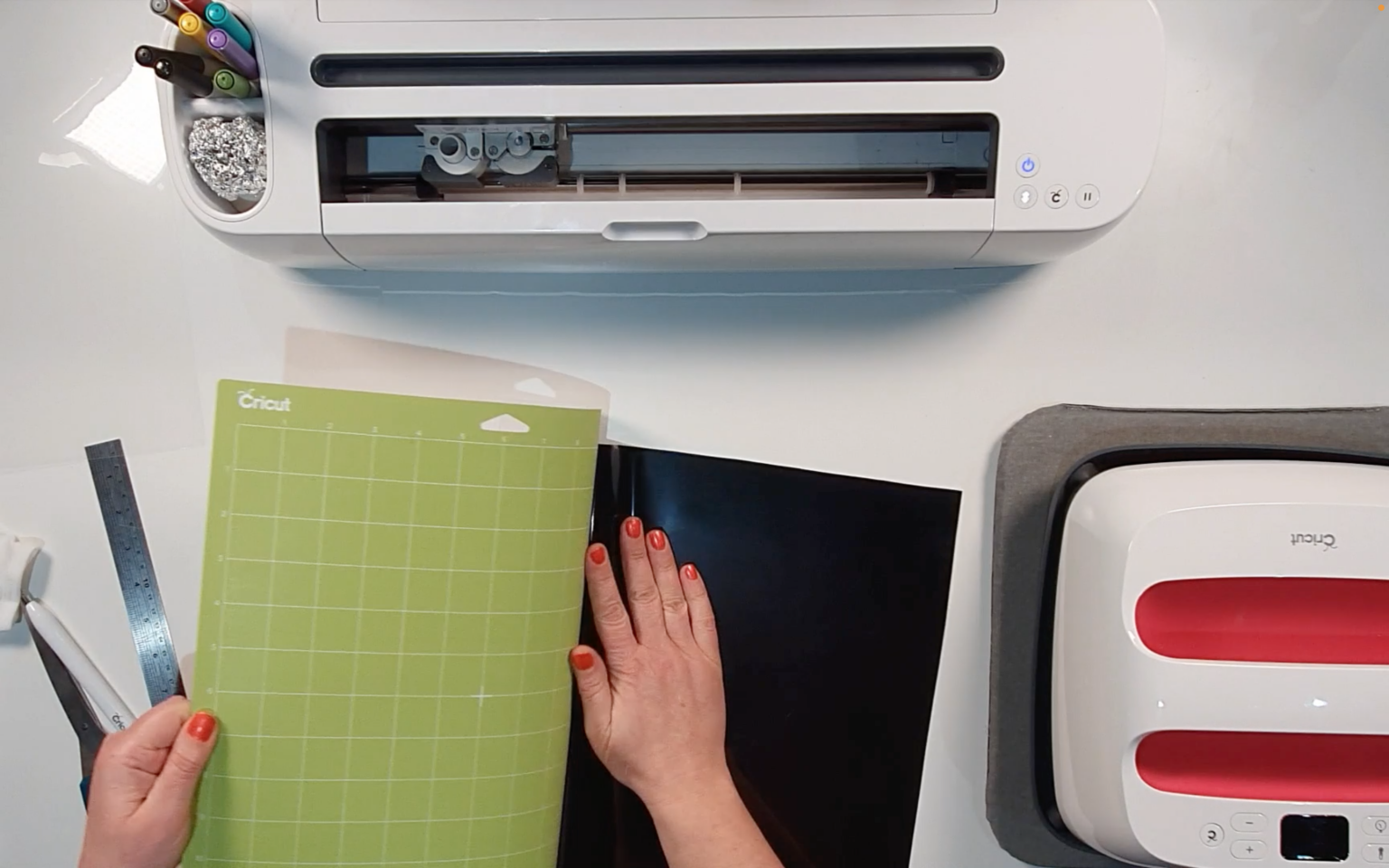 How to apply HTV with a Cricut Heat Press