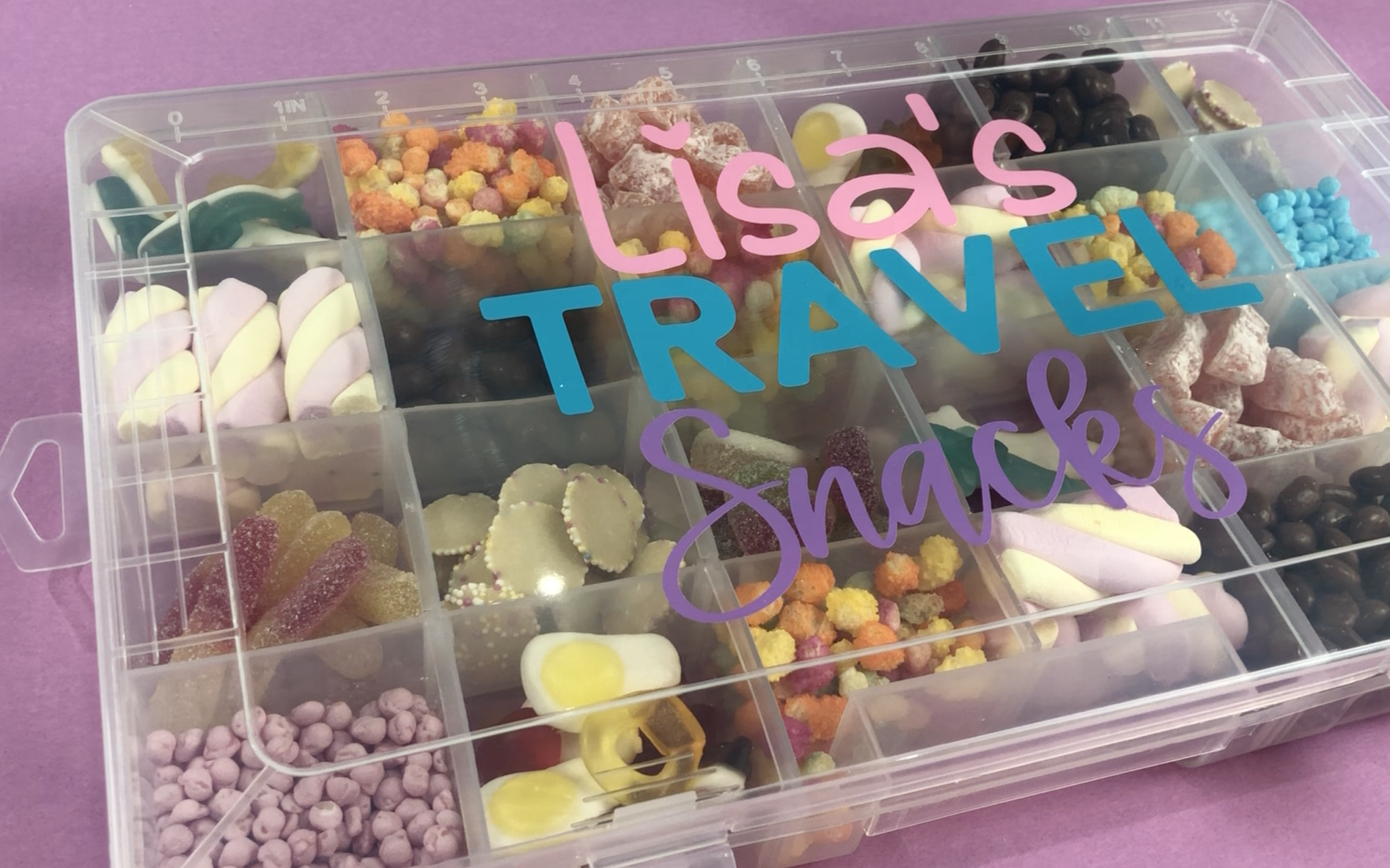 Make Your Own Personalised Travel Snack Tray