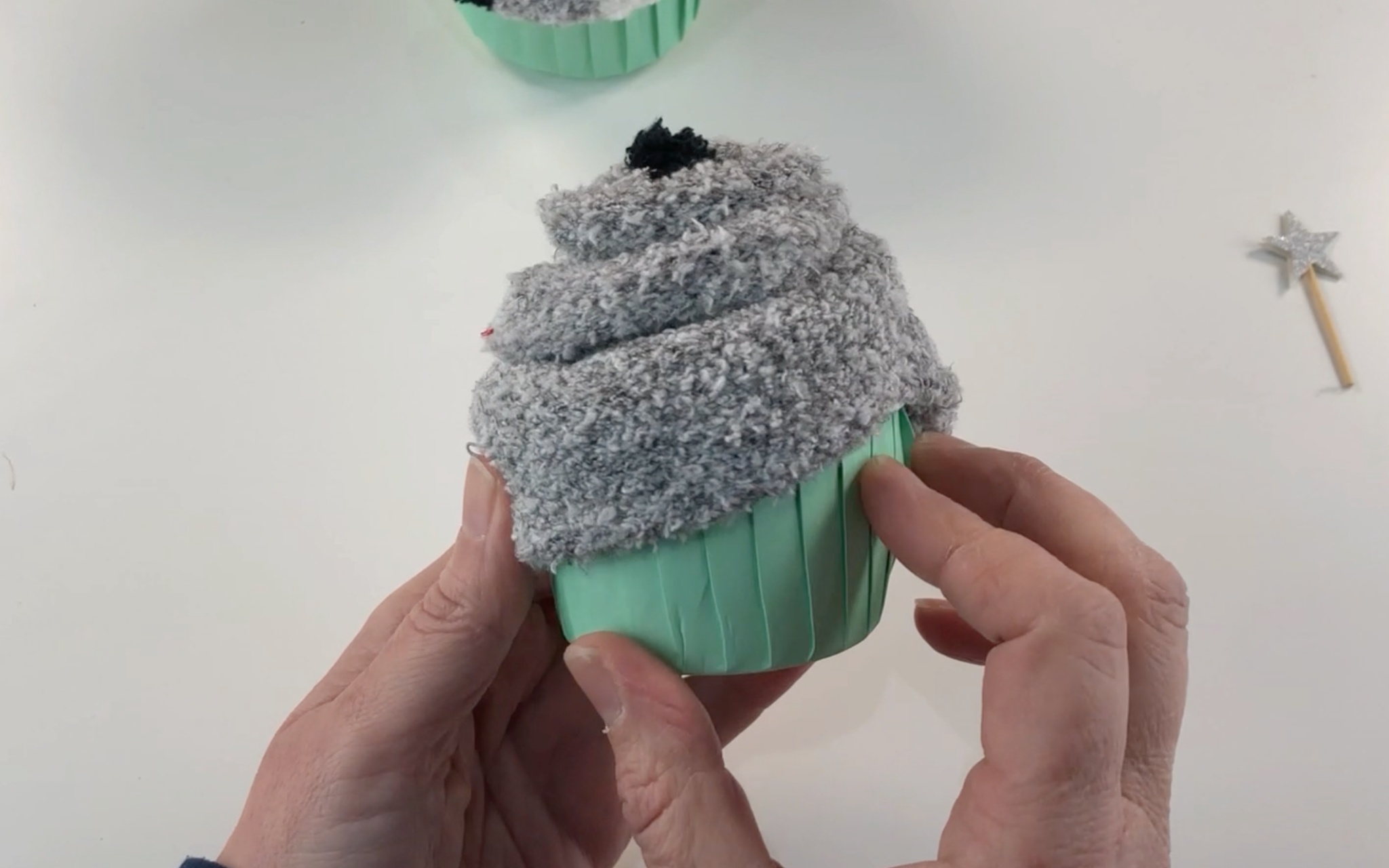 How To Make A Cupcake Out Of Socks