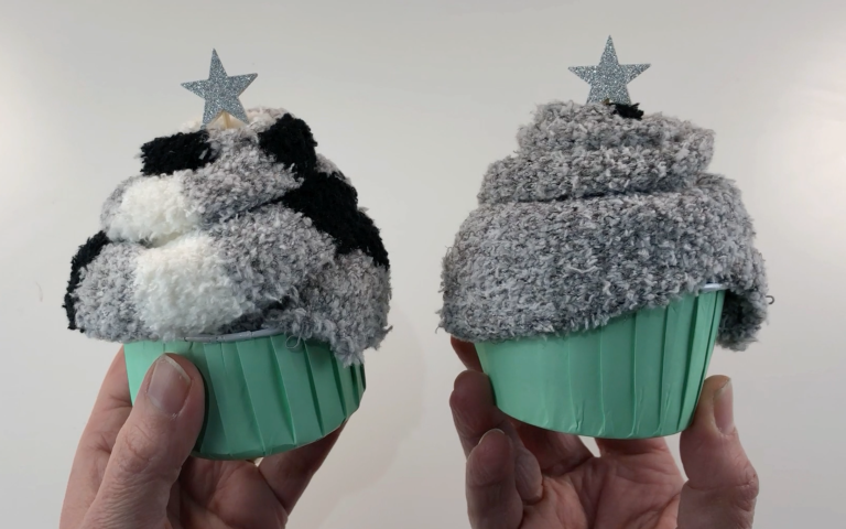 How To Make A Cupcake Out Of Socks